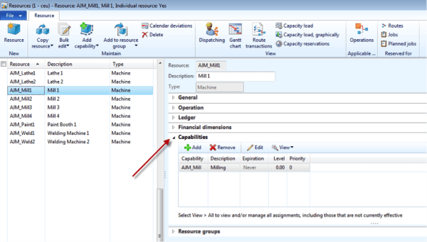 Job Shop Scheduling Functionality in Microsoft Dynamics AX 2012